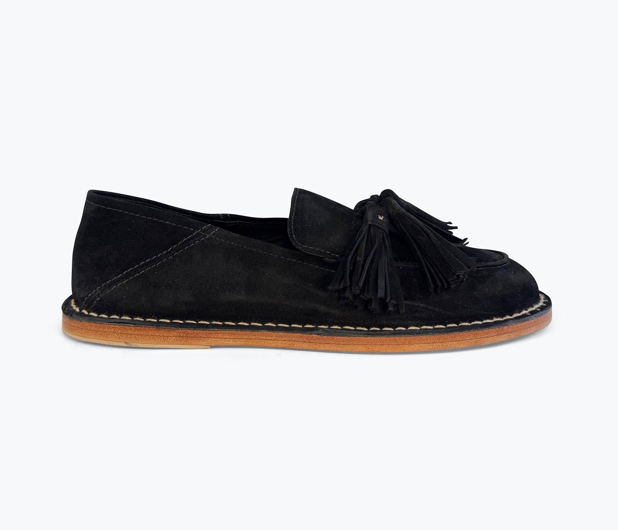 SAMPLE - PRISCILLA - Black Suede – FREDA SALVADOR