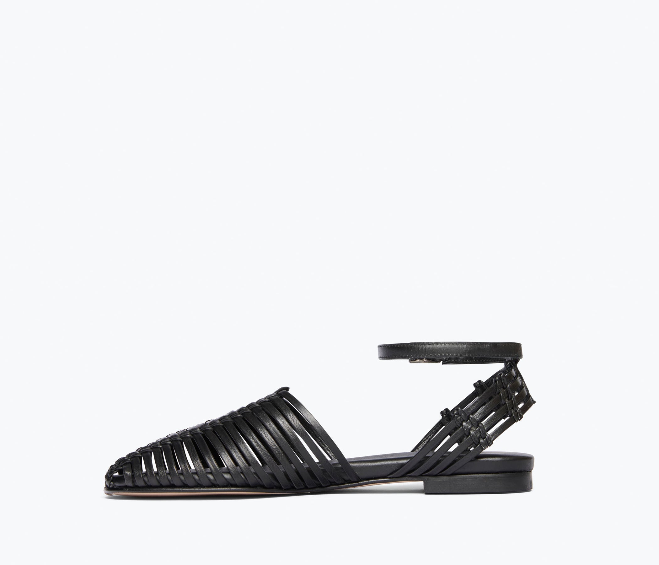 BLAKE CAGED WOVEN FLAT – FREDA SALVADOR