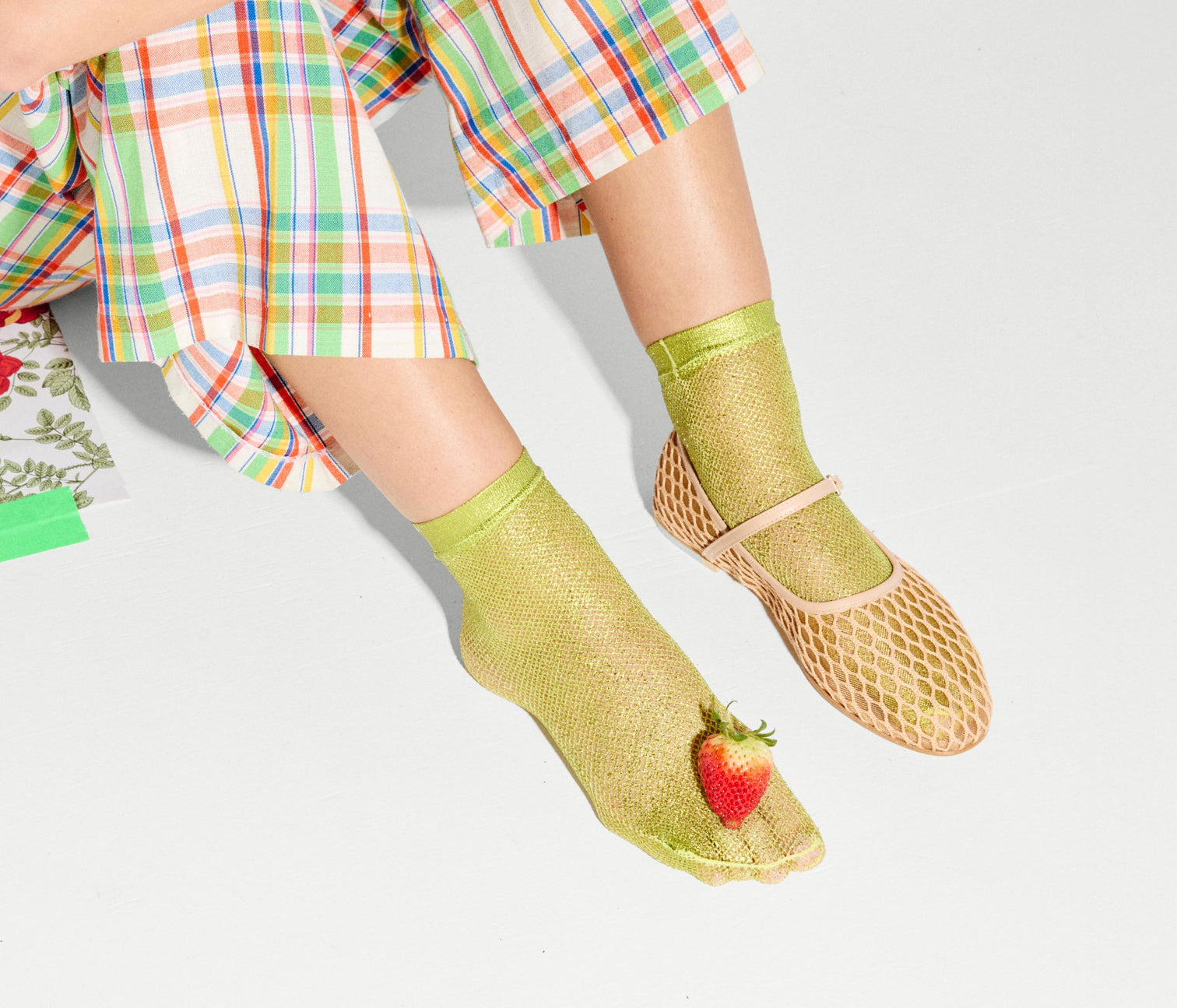 NET LAMINATED SOCKS – FREDA SALVADOR